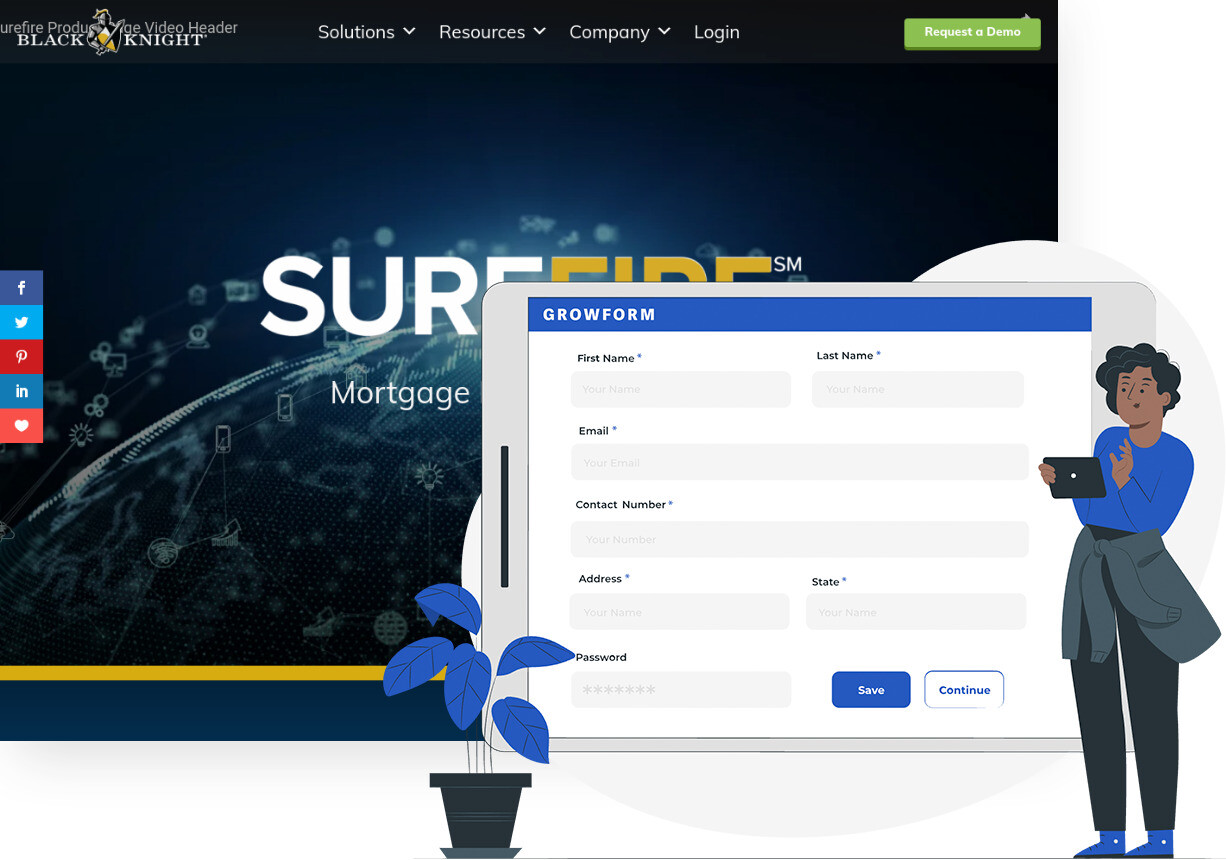 Surefire CRM form builder by Growform